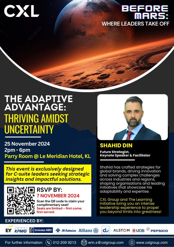 CXL Group – The Adaptive Advantage: Thriving Amidst Uncertainty – AMCHAM