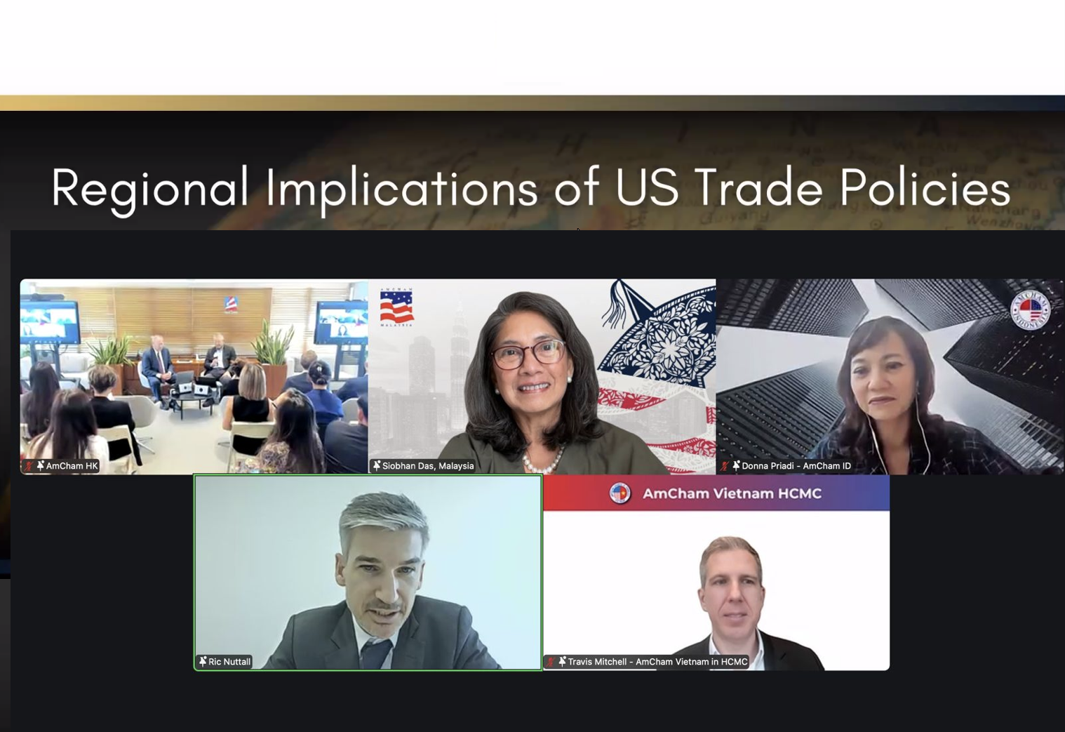 [WEBINAR] Regional Implications of US Trade Policies – AMCHAM
